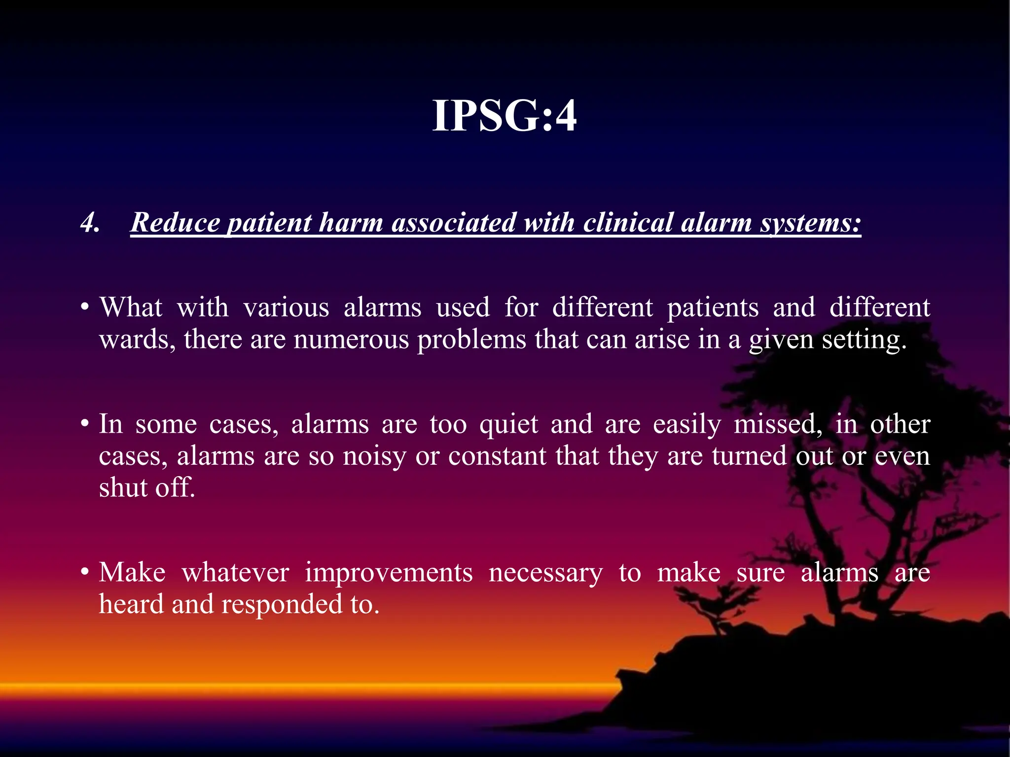 International Patient Safety Goals (IPSG) | PPTX