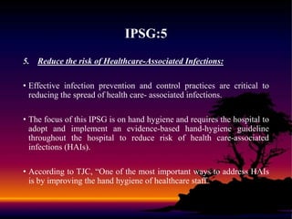 International Patient Safety Goals (IPSG) | PPTX
