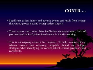 International Patient Safety Goals (IPSG) | PPTX