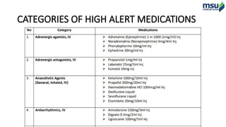 IPSG #3 IMPROVE THE SAFETY OF HIGH ALERT MEDICATIONS.pptx