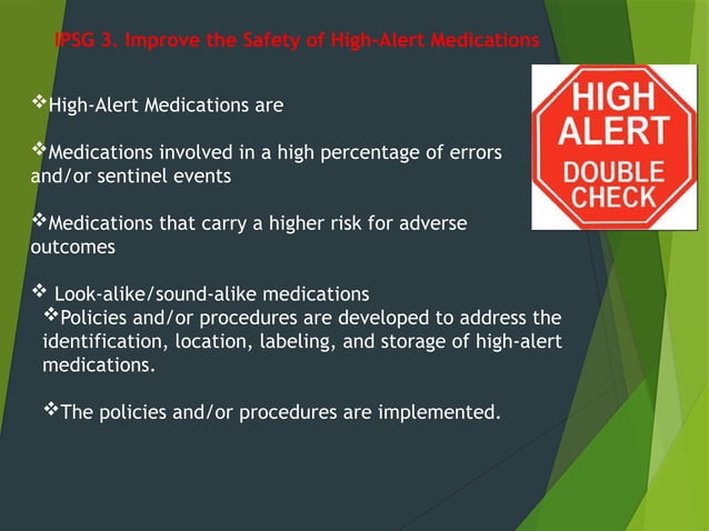 INTERNATIONAL PATIENT SAFETY GOAL (IPSG) | PPTX | Infectious Diseases ...