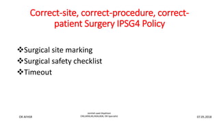 international patient safety goals 3-4 | PPTX