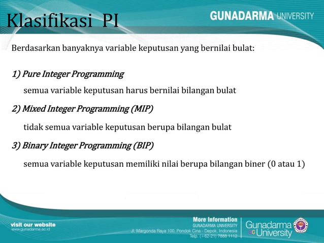Integer Programming ( Quantitative Method ) | PPTX