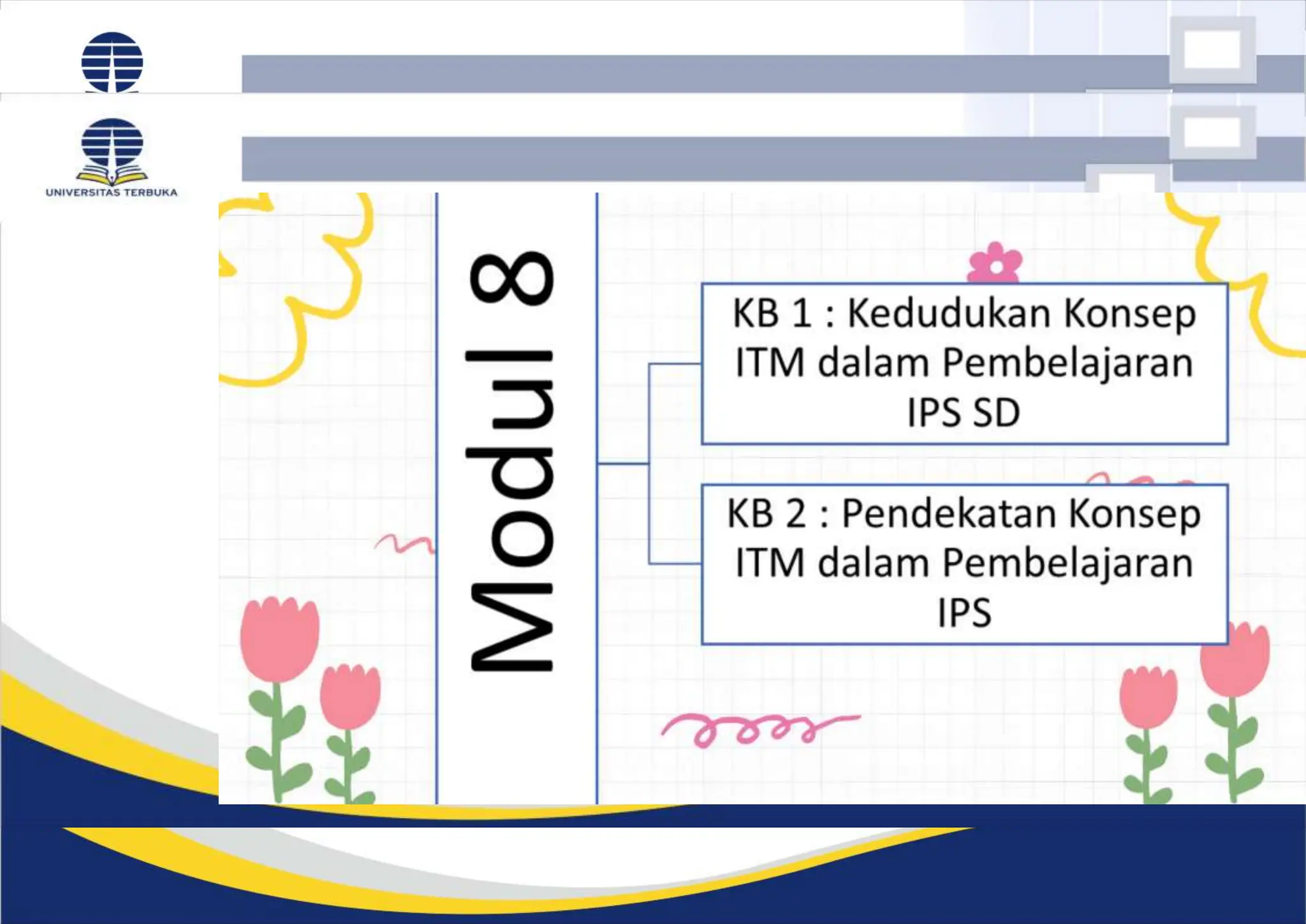IPS MODUL 8 kb 1 dan kb 2 universitas terbuka.pptx ut | PPTX