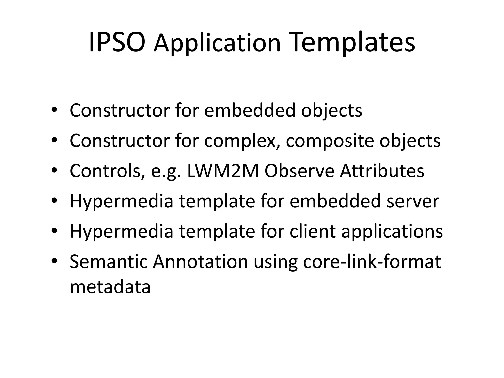 Ipso application templates | PPTX
