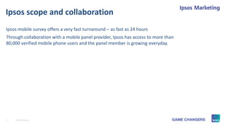 Ipsos Mobile Survey | PDF | Technology & Computing