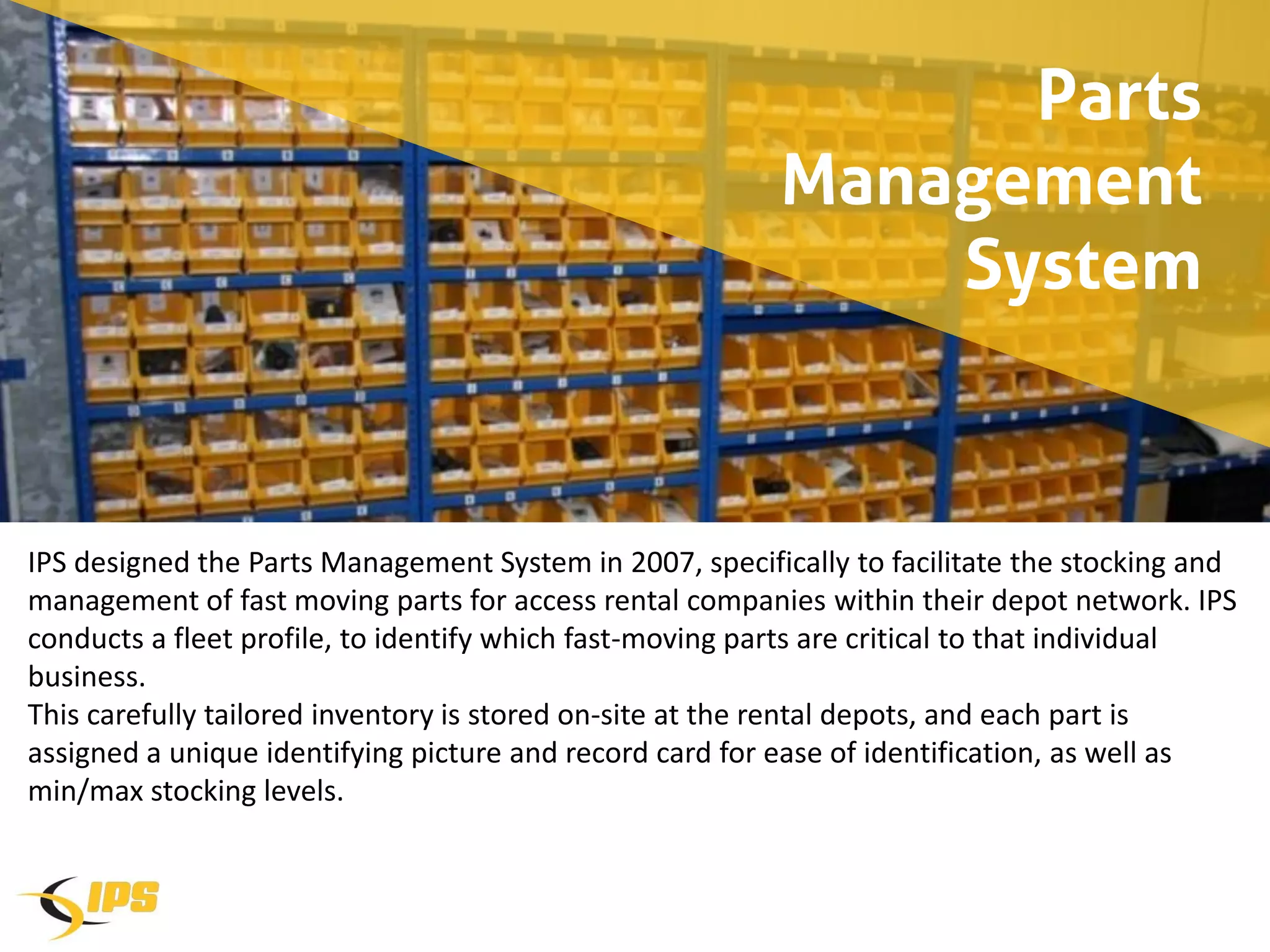 IPS Parts Online - Our Products | PDF