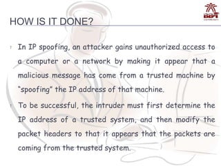 Ip Spoofing | PPTX