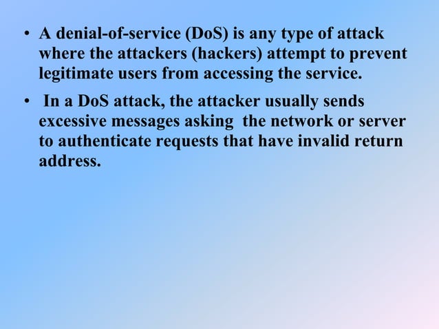 Ip Spoofing Ppt Pptx Computer Networking Computing