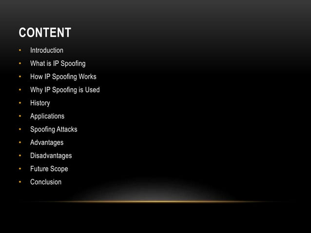 Ip Spoofing Pptx