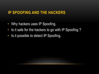 IP spoofing .pptx