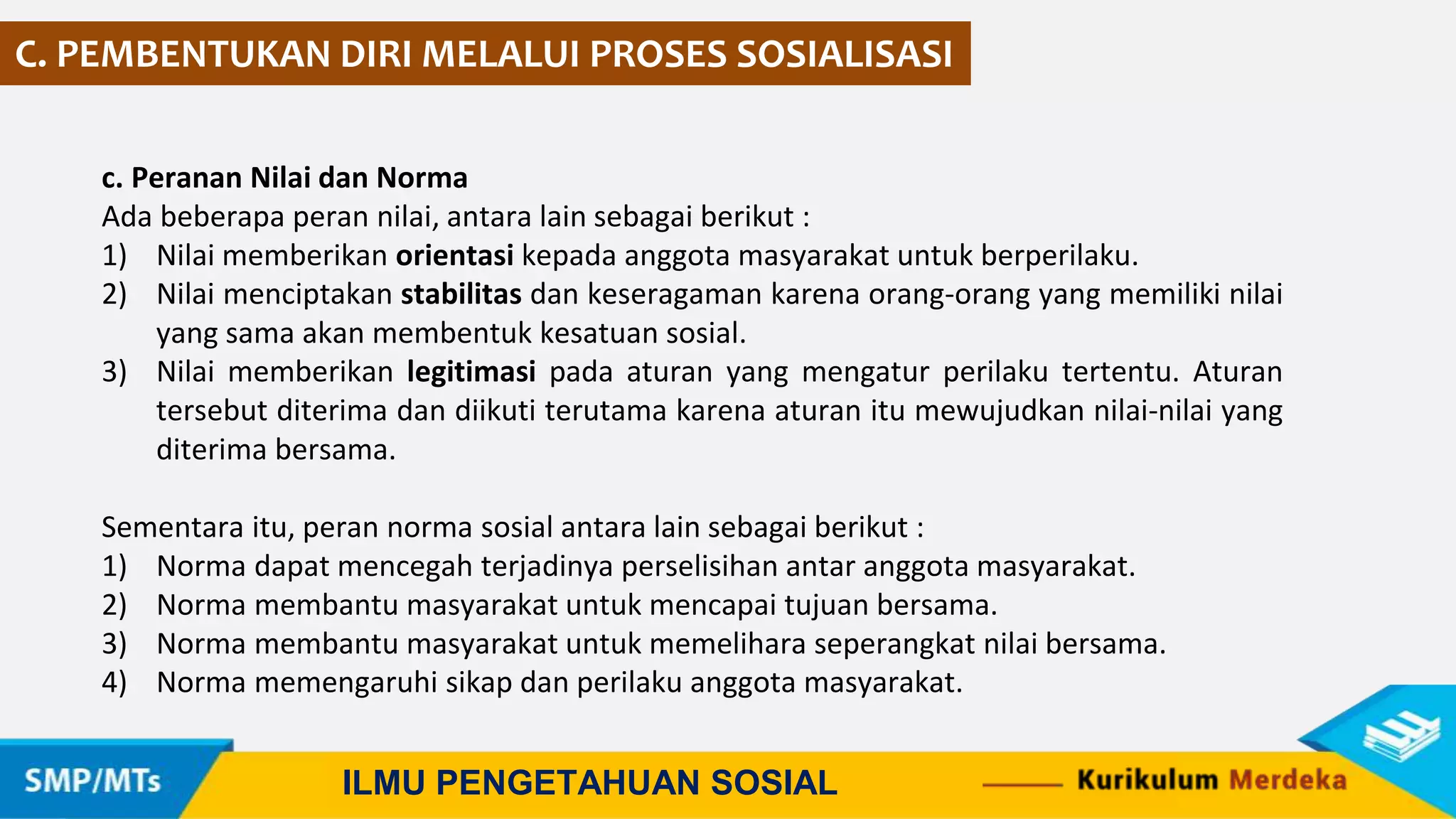 IPS SMP Kelas VII - Bab 1 Diri dan Keluarga di Tengah Lingkungan Sosial ...