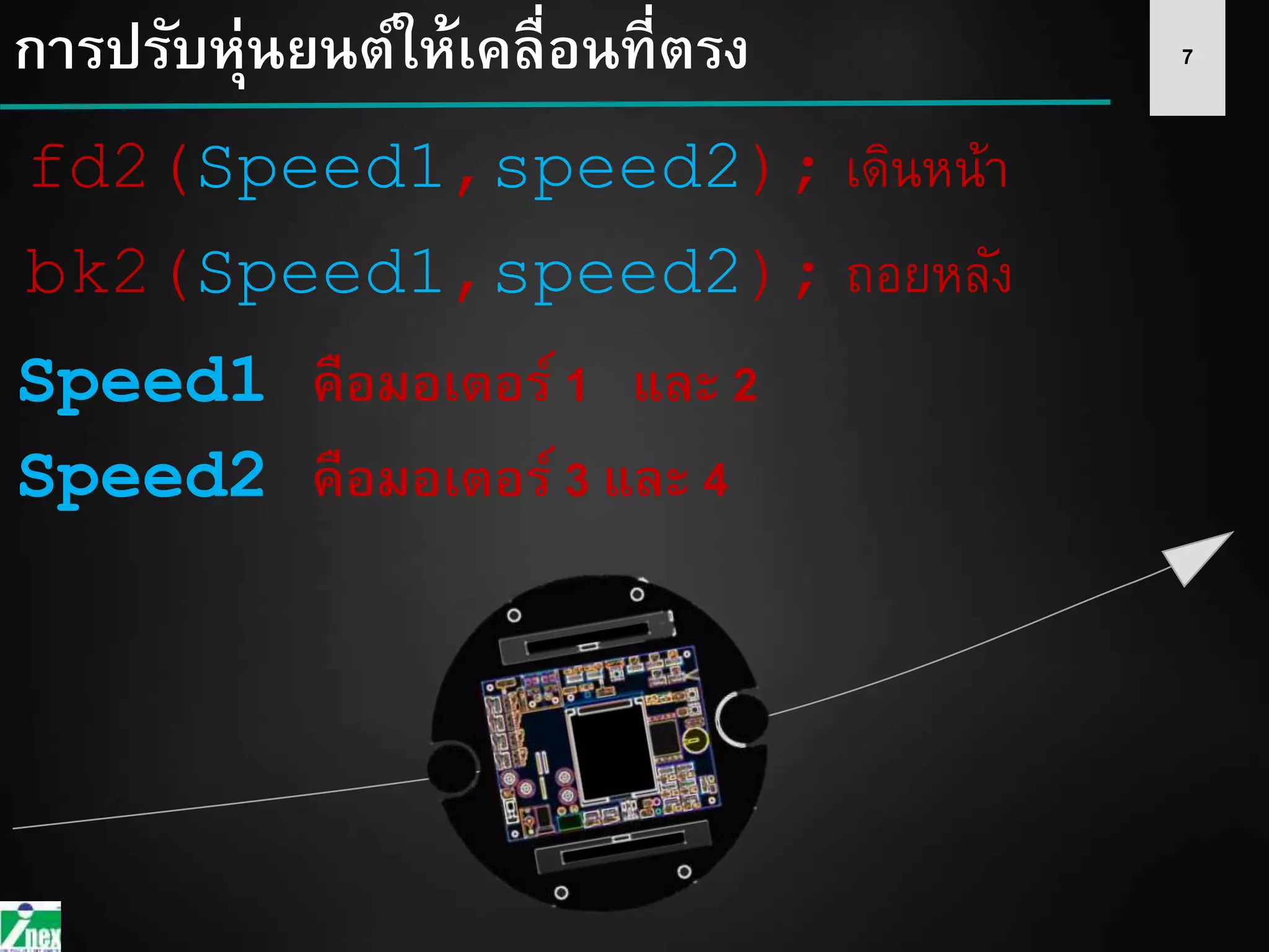 การใช้งานหุ่นยนต์ IPST-MicroBOX SE (i-BOT) | PPTX