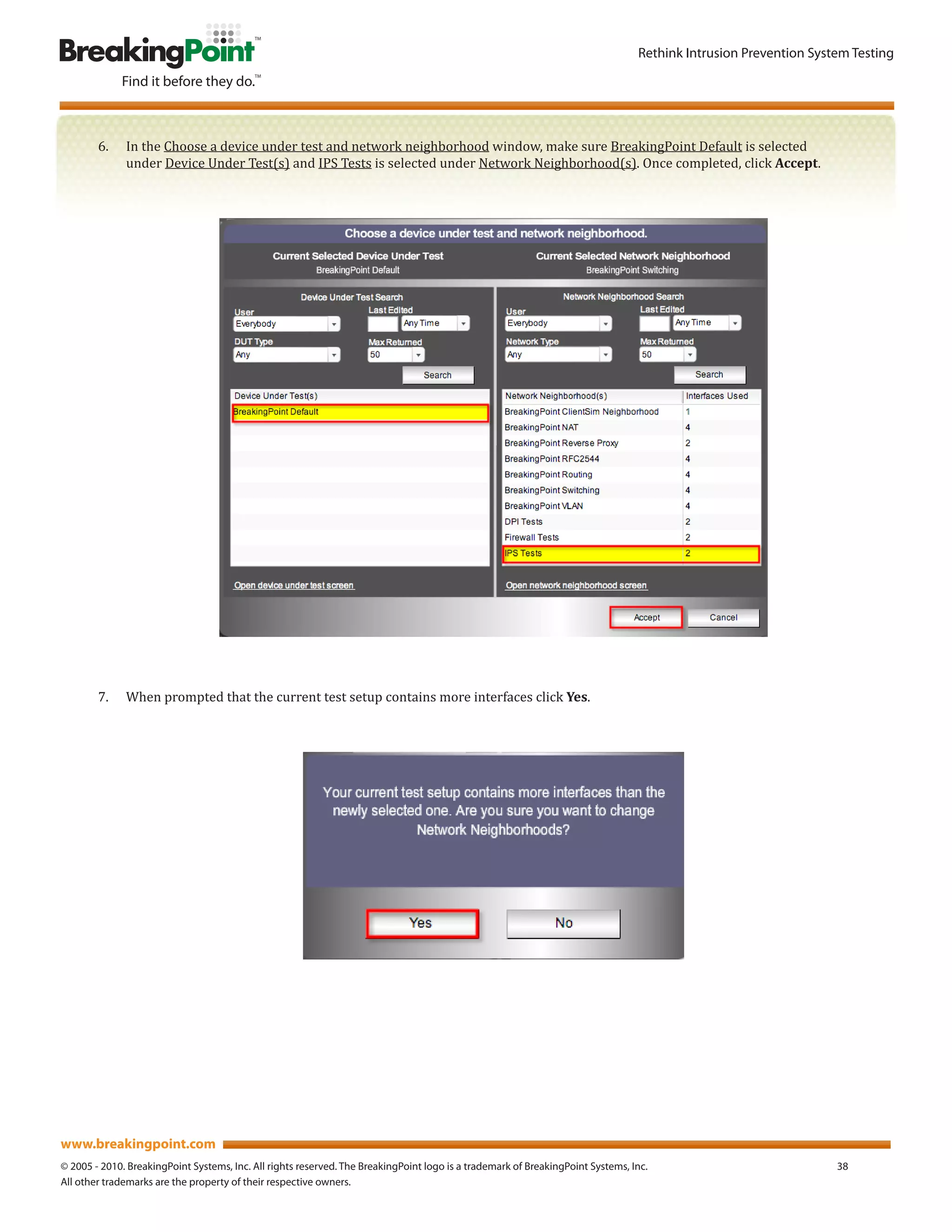 IPS Test Methodology | PDF | Computer Networking | Computing