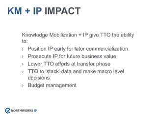 Ip strategy and knowledge mobilization | PPT