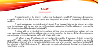 IP Addressing and Subnetting | PPTX