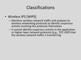 Intrusion Prevention System | PPTX