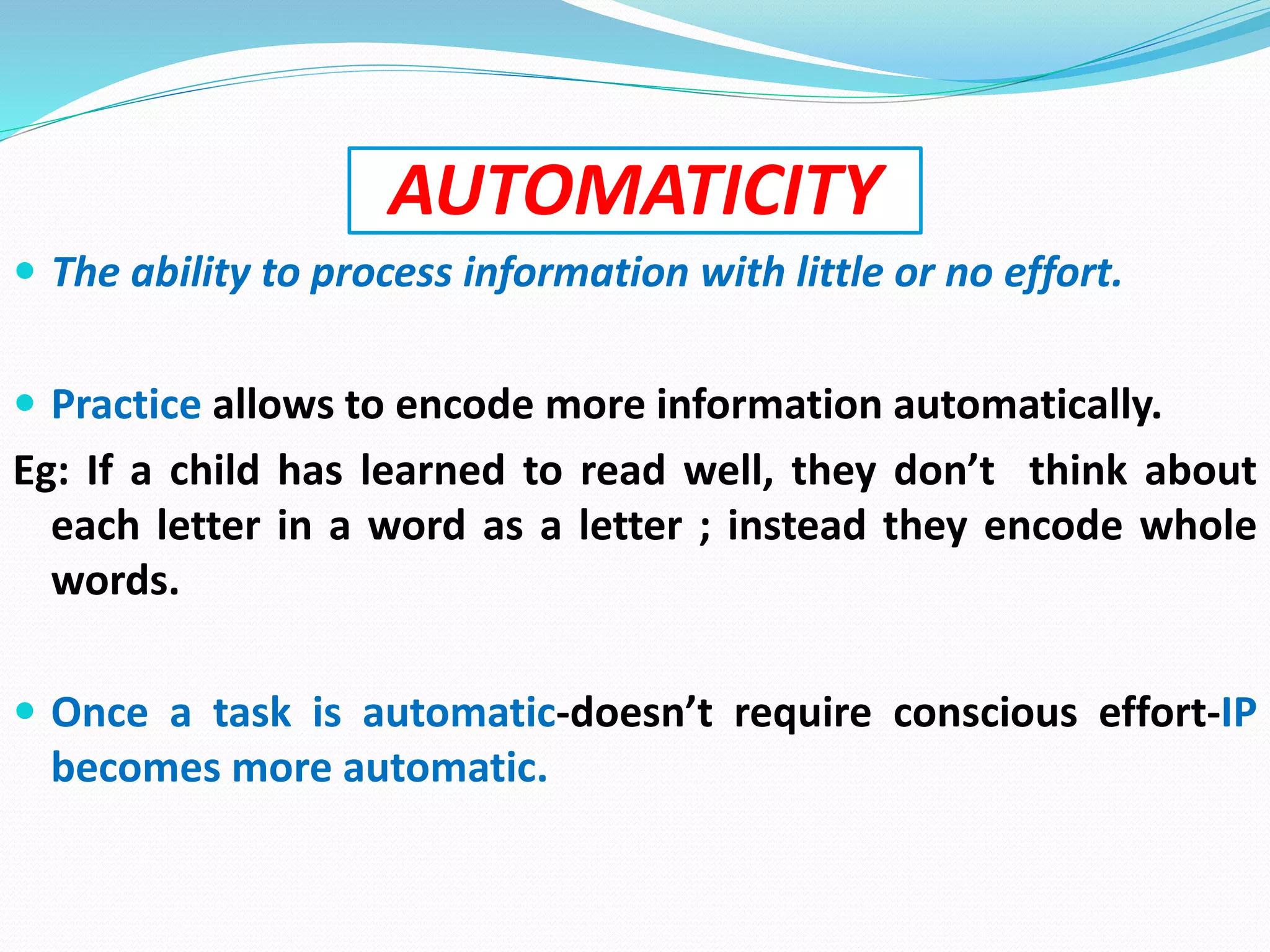 Information Processing Theory Ipt Pptx