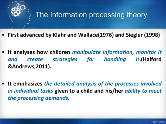 Information Processing Theory(IPT) | PPTX | Data Storage and ...