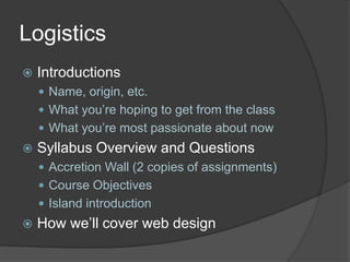 Ipt655 Wk1 Introduction | PPTX