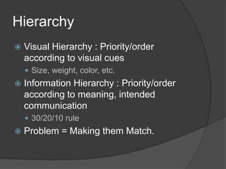 Ipt655 Wk5 Info Hierarchy | PPTX