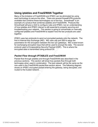 iptable casestudy by sans.pdf | Computer Networking | Computing