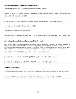 Iptables Configuration | PDF