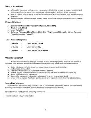 Iptables Configuration | PDF