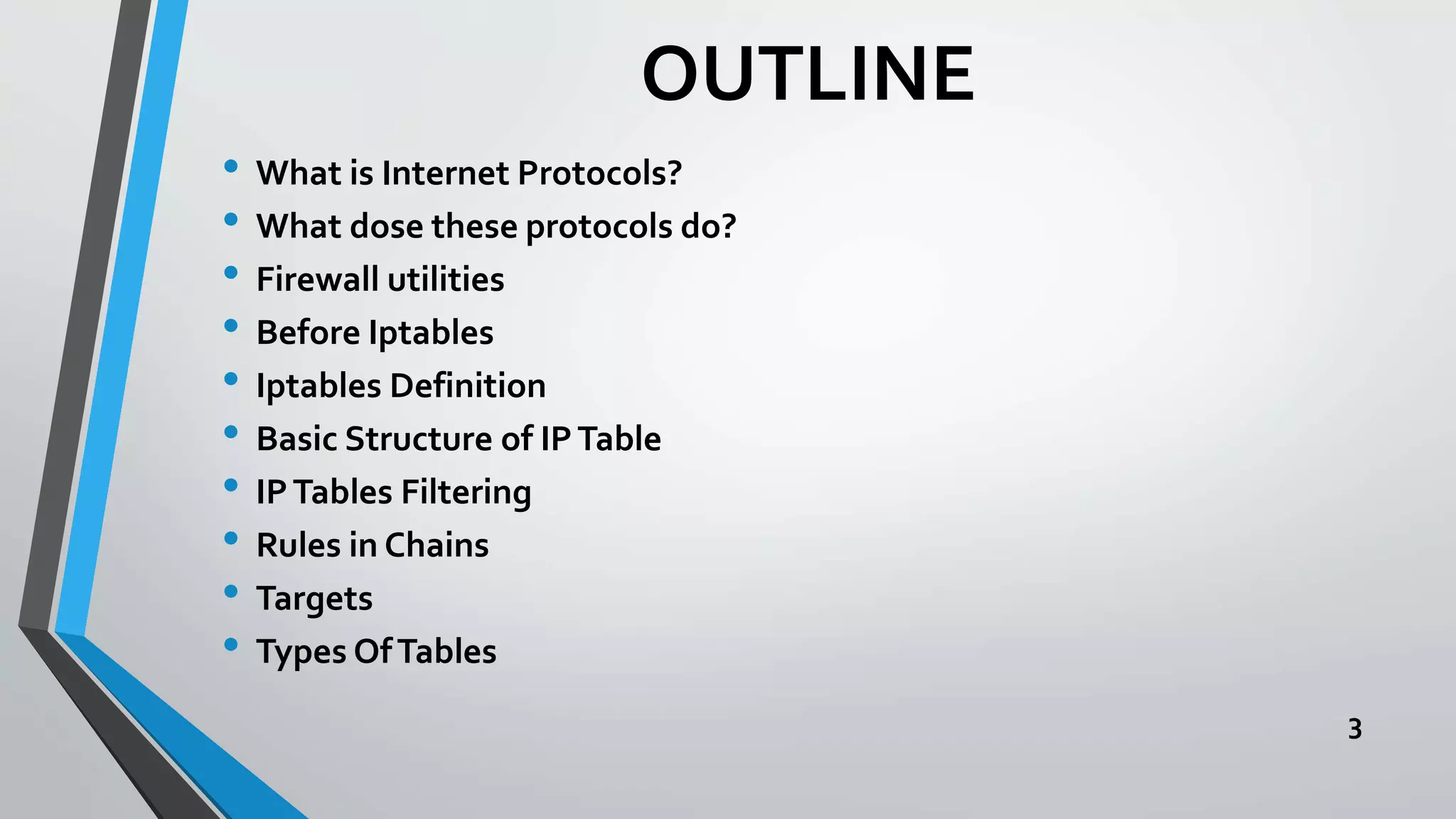 IP tables and Filtering | PPTX