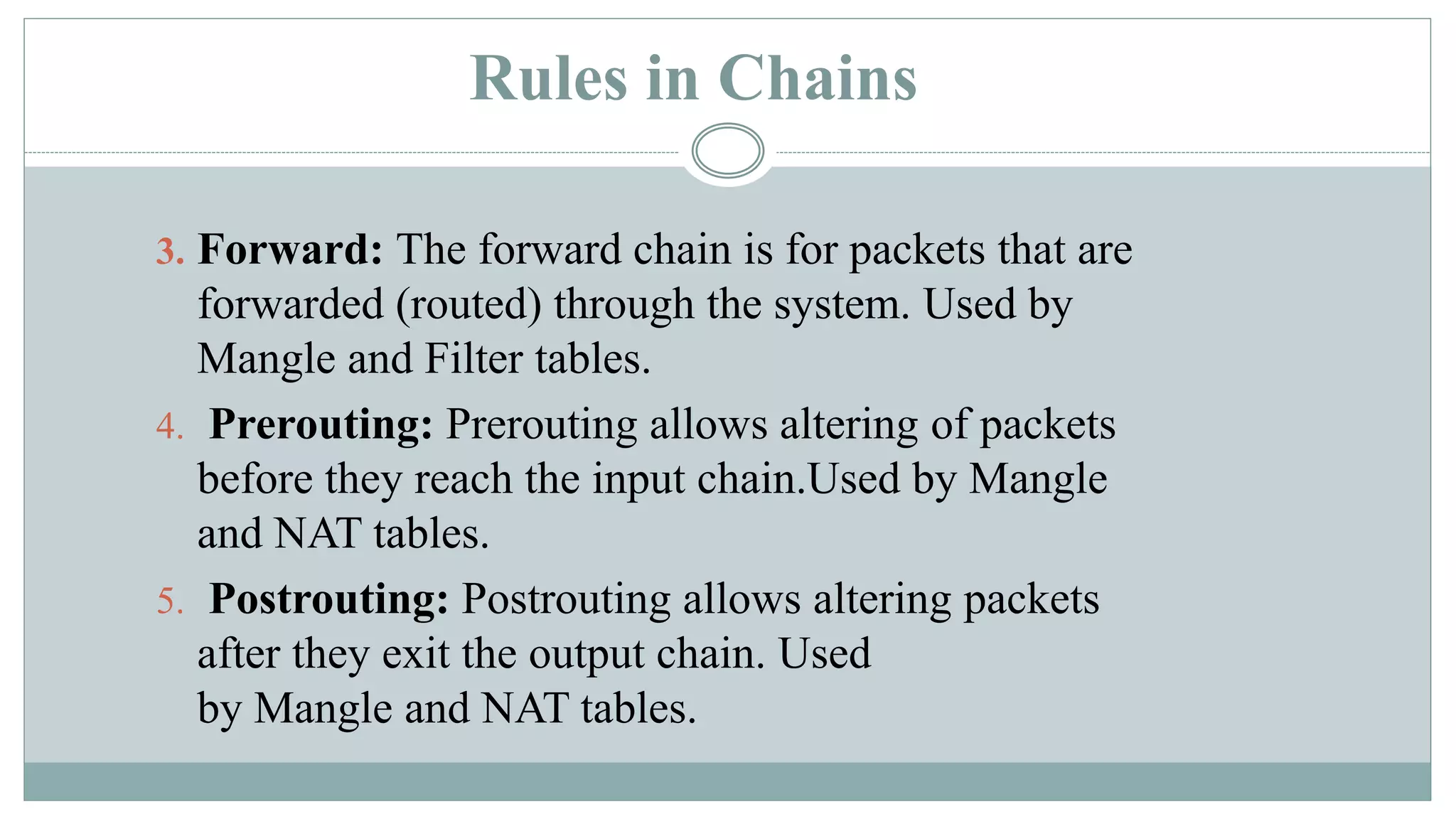Iptables The Linux Firewall Ppt