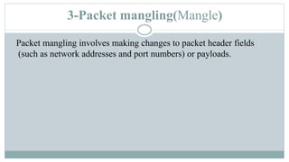 Iptables the Linux Firewall | PPTX