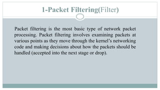 Iptables the Linux Firewall | PPTX