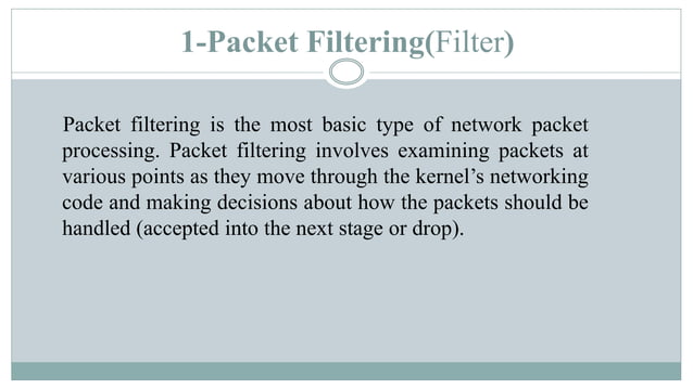Iptables The Linux Firewall Pptx