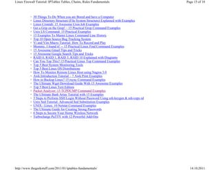 Iptables fundamentals | PDF