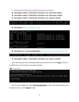 IPTables Lab | PDF | Information and Network Security | Computing