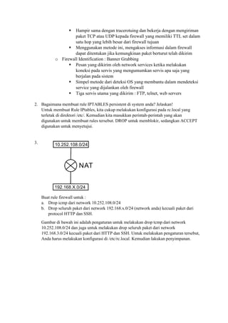 Iptables minggu 10 | PDF