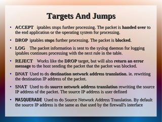 Iptables presentation | PDF | Operating Systems | Computer Software and Applications