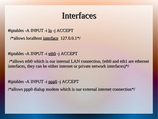 Iptables presentation | PDF | Operating Systems | Computer Software and Applications