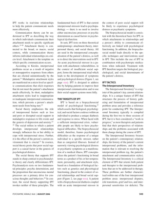 Interpersonal Psychotherapy. A Guide To The Basics. (Stuart, 2006 ...