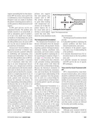 Interpersonal Psychotherapy. A Guide To The Basics. (Stuart, 2006 ...