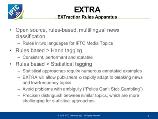 IPTC EXTRA Rules Based Classification for News | PPT