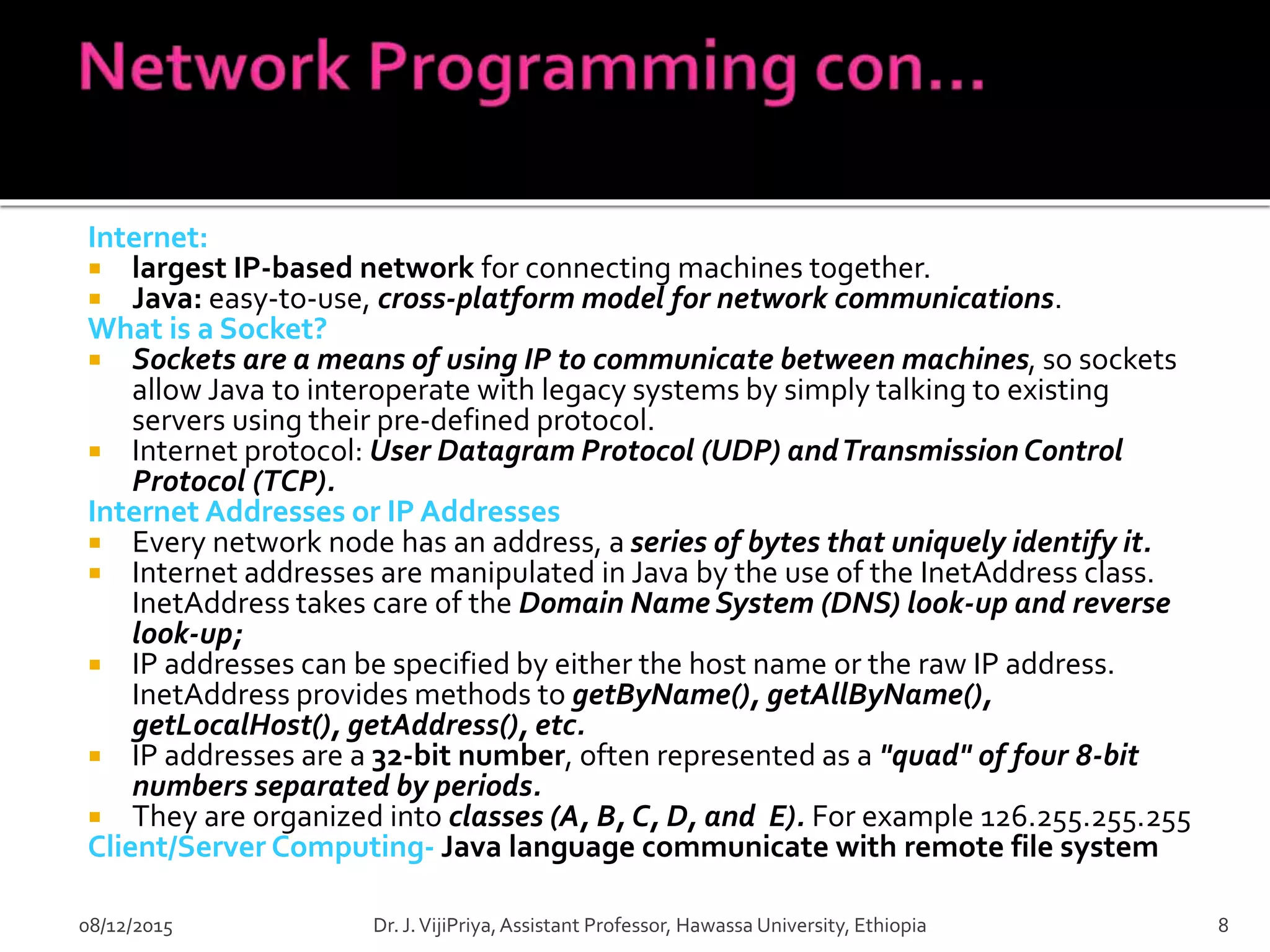 IPT Chapter 2 Web Services and Middleware - Dr. J. VijiPriya | PPTX