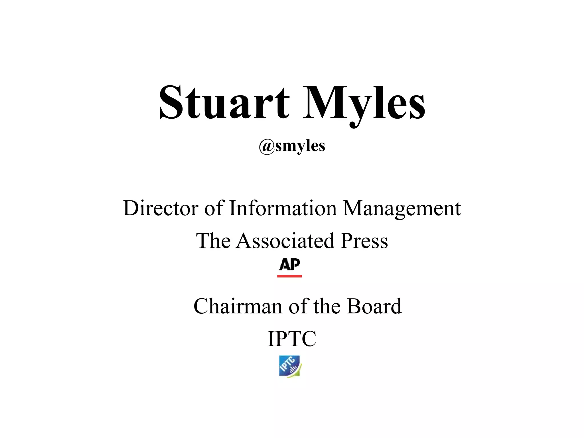 Introducing the IPTC | PPT