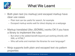 IPTC Approach to News in JSON | PPTX