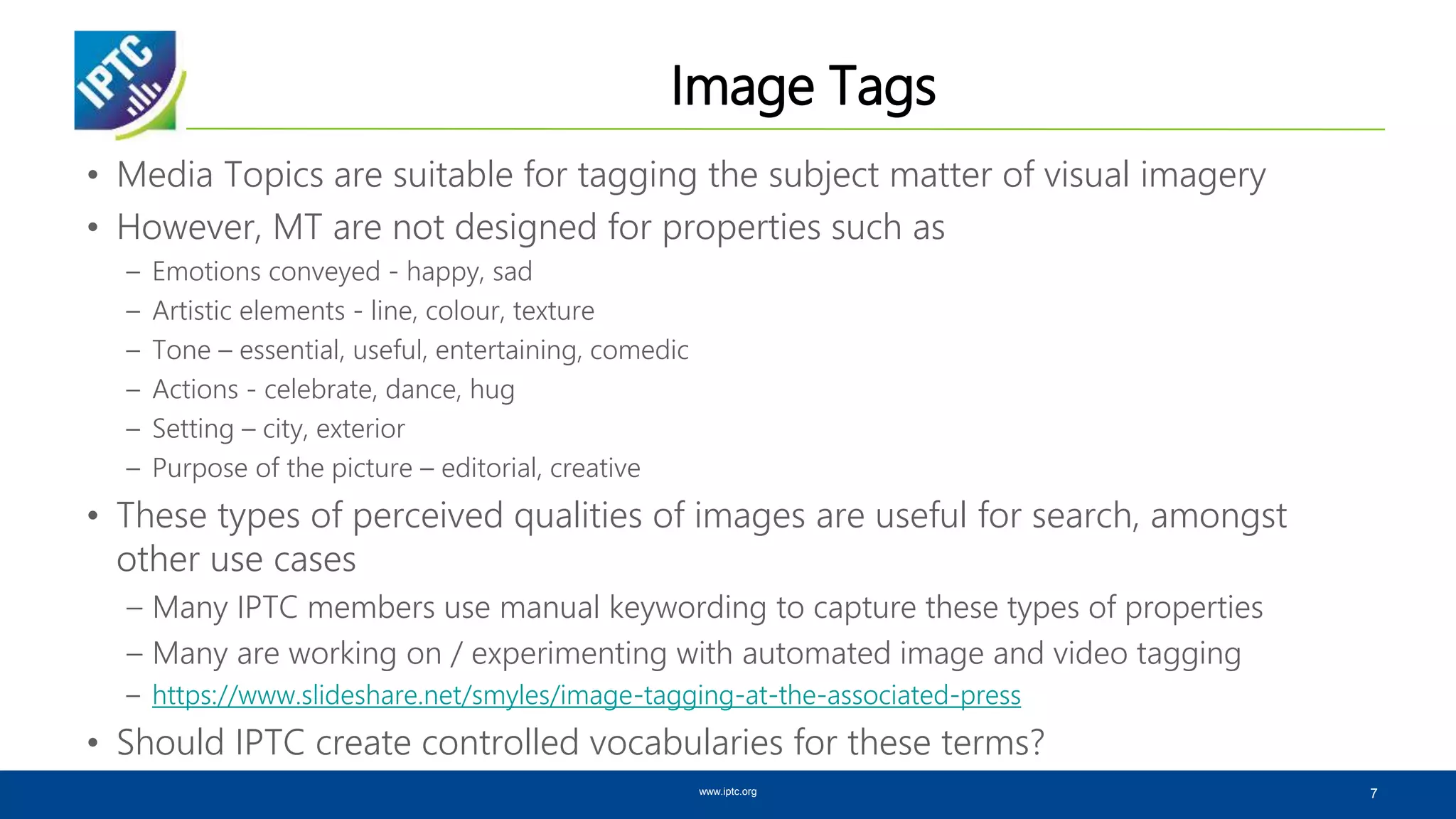 IPTC New Taxonomies Ideas | PPT