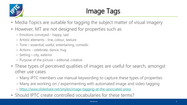 IPTC New Taxonomies Ideas | PPT
