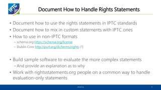 IPTC Rights Statements For News | PPT