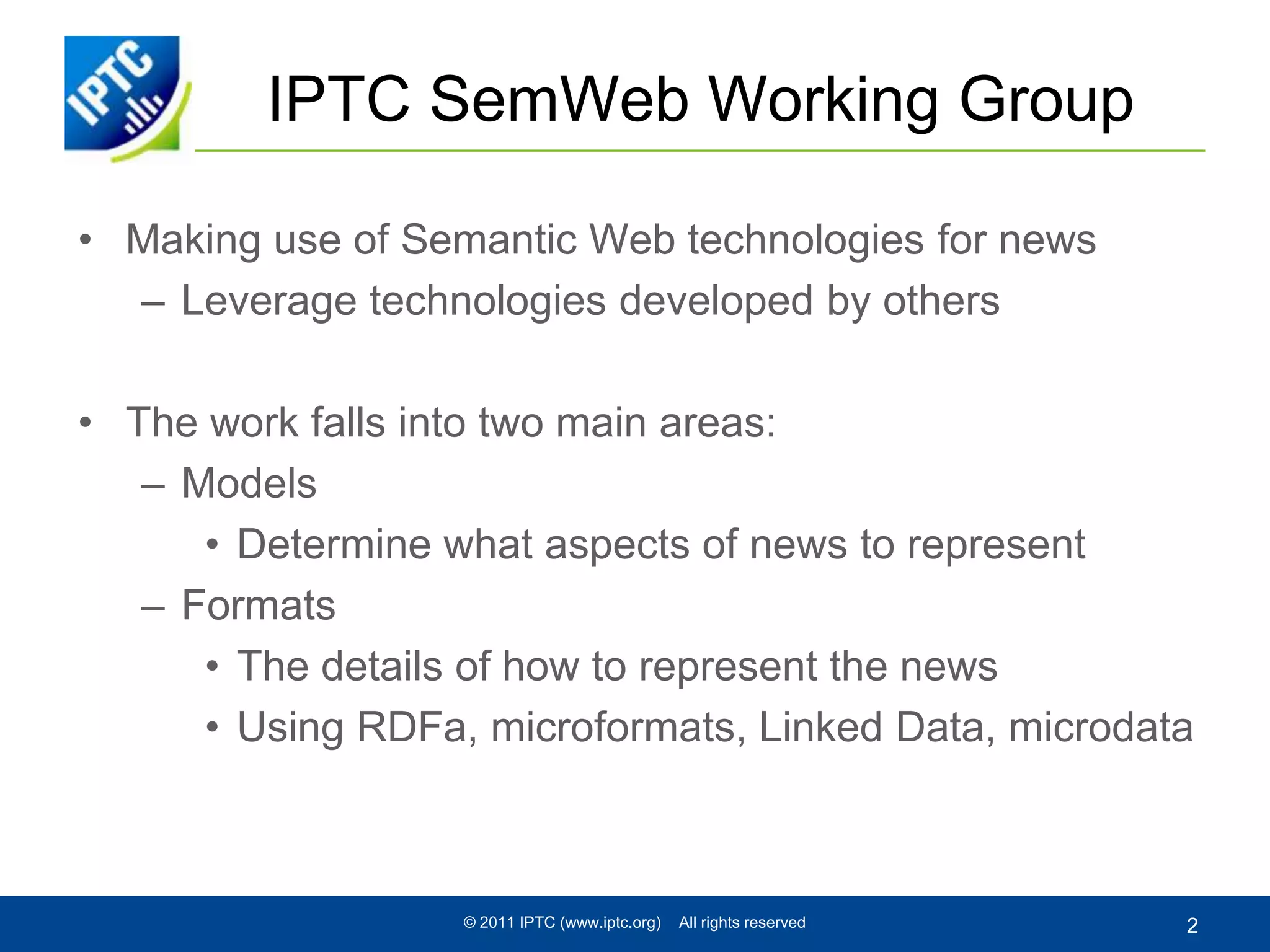IPTC Semantic Web June 2011