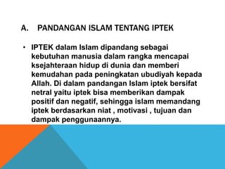 IPTEK DAN ISLAM.ppt