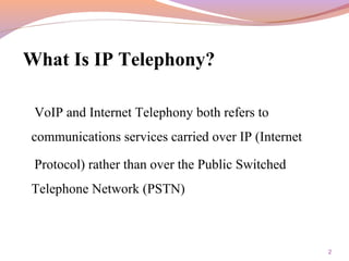 Ip telephony | PPT